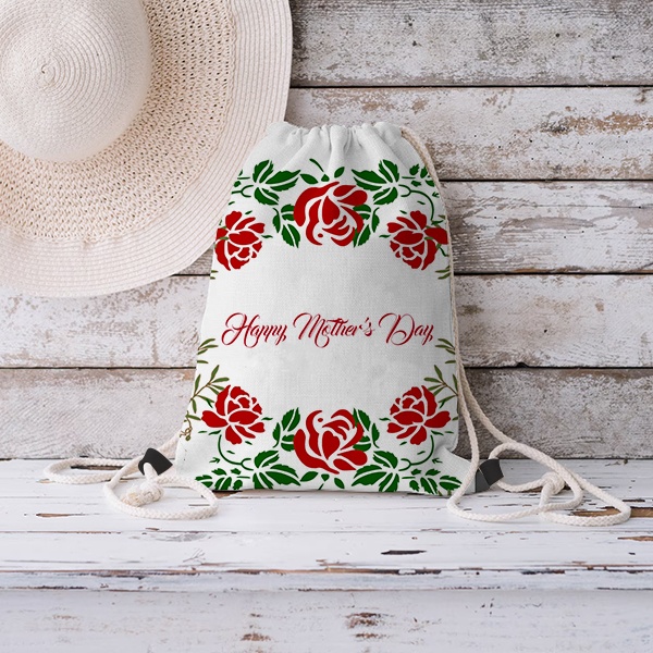 Buy Happy Mother's Day Red Rose Floral Greenery Customized Full Print ...