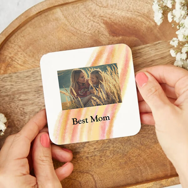Buy Watercolor Photo Customized Photo Printed Tea & Coffee Coasters ...