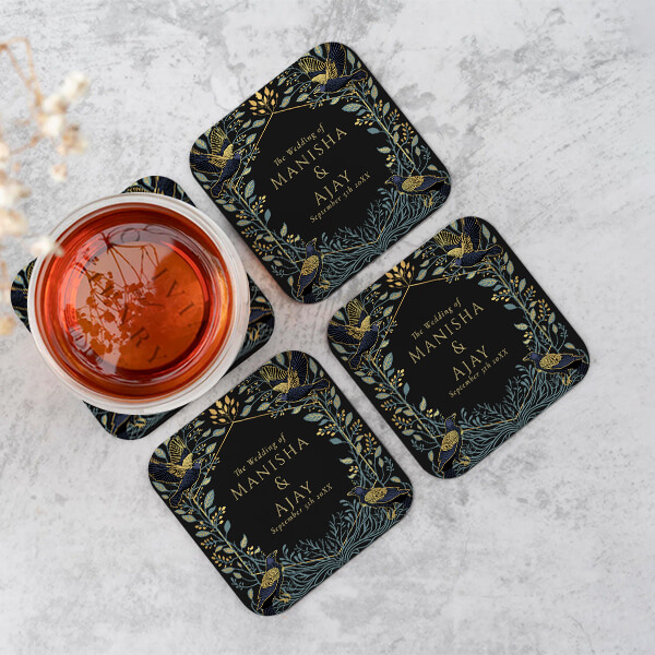 Buy Floral With Bird Design Customized Photo Printed Tea & Coffee ...