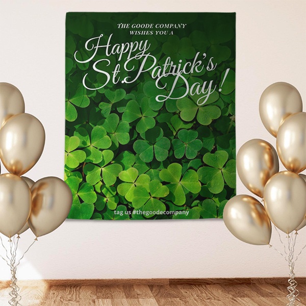 Buy Leaves Design Customized Vinyl Flex Print Backdrop | yourPrint