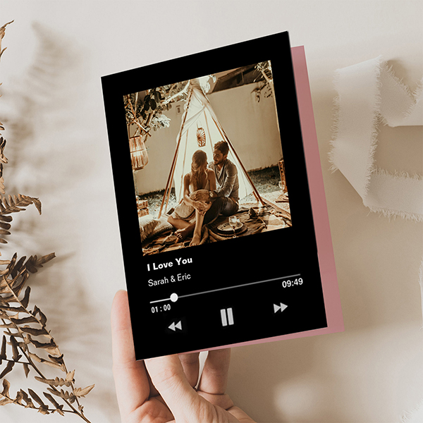 Buy Romantic Valentine Couple Love Music Player Customized Printed ...