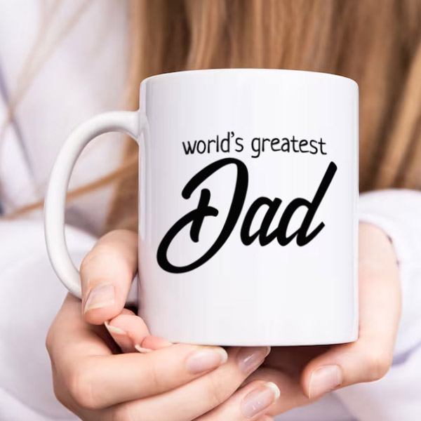 Buy World’s Greatest Dad Customized Photo Printed Coffee Mug | yourPrint