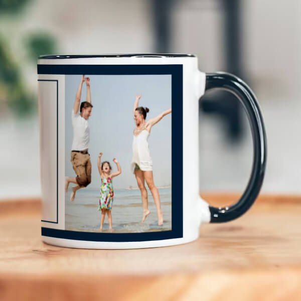 Buy Family Photo Monogram Design Customized Photo Printed Coffee Mug ...