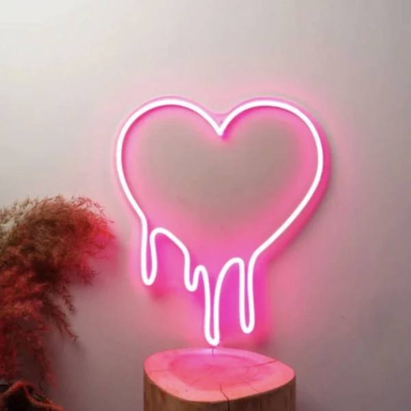 Buy Valentine's Heart Neon Sign Wall Hanging | yourPrint