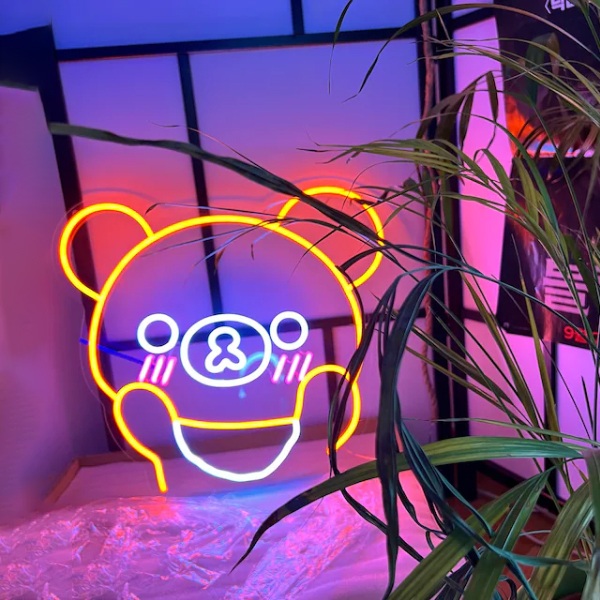Buy Cool Teddy Neon Sign Wall Hanging | yourPrint