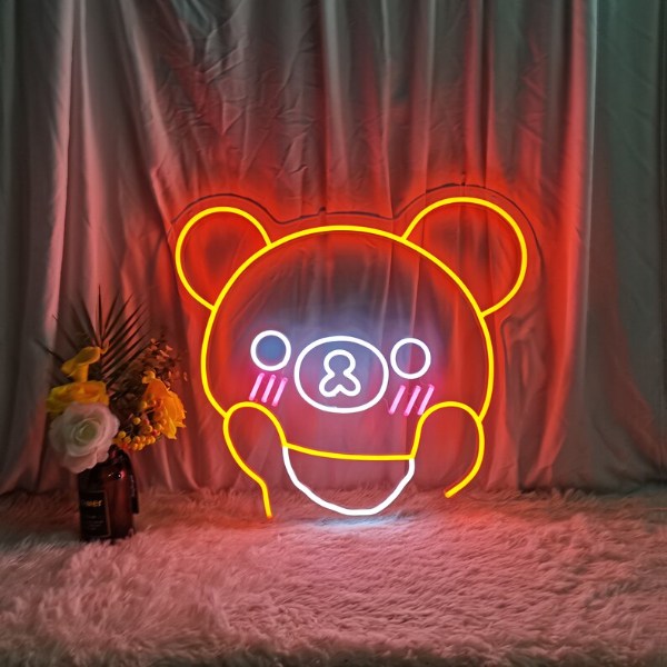 Buy Cool Teddy Neon Sign Wall Hanging | yourPrint
