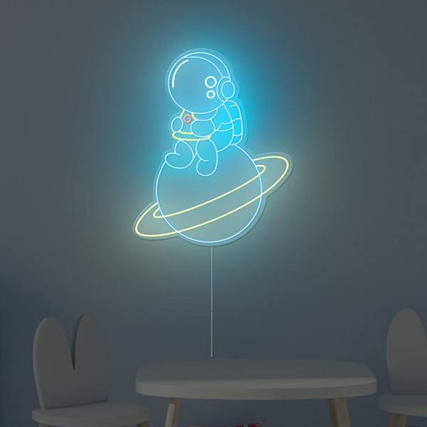 Buy Lost Astronaut Neon Sign Wall Hanging | yourPrint