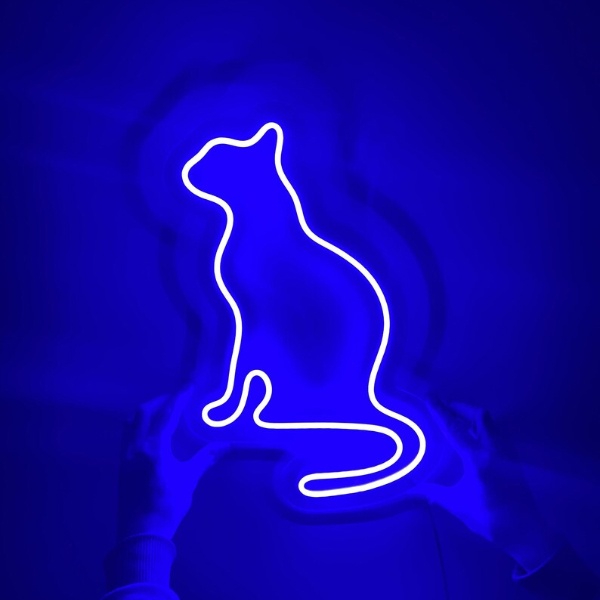 Buy Nigh Cat Neon Sign Wall Hanging | yourPrint