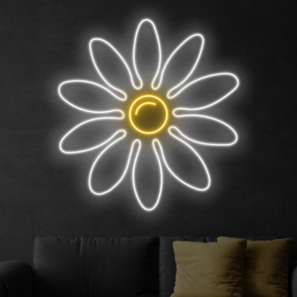 Buy Sunflower Neon Sign Wall Hanging | yourPrint