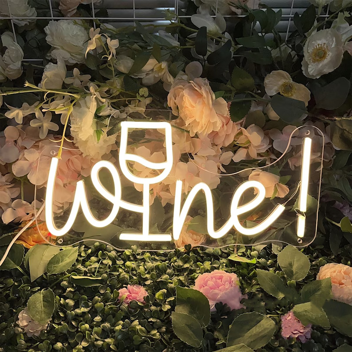 Buy Wine Party Neon Sign Wall Hanging | yourPrint