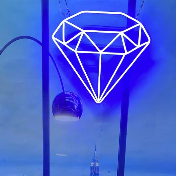 Buy Diamond Neon Sign Wall Hanging | yourPrint