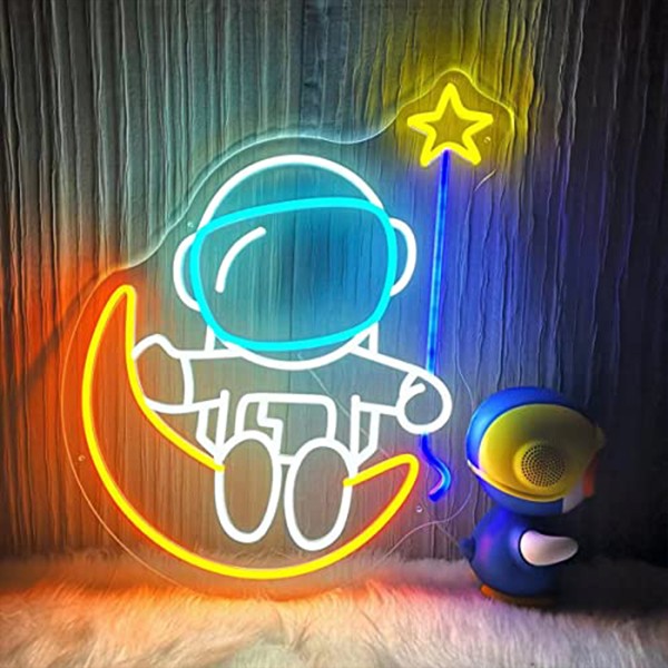 Buy Floating Astronaut Neon Sign Wall Hanging | yourPrint
