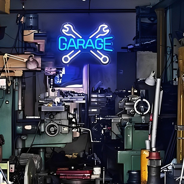 Buy Garage Neon Sign Wall Hanging | yourPrint