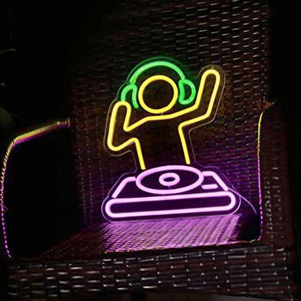 Buy DJ Party Club Neon Sign Wall Hanging | yourPrint