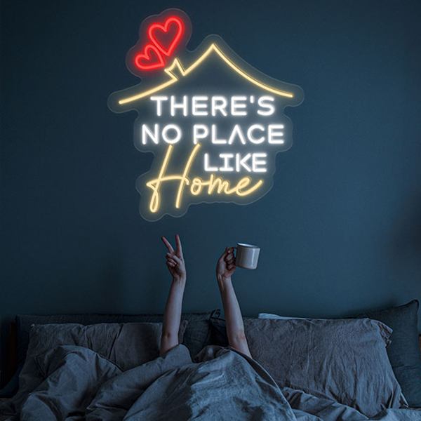 Buy No Place Like Home Neon Sign Wall Hanging | yourPrint