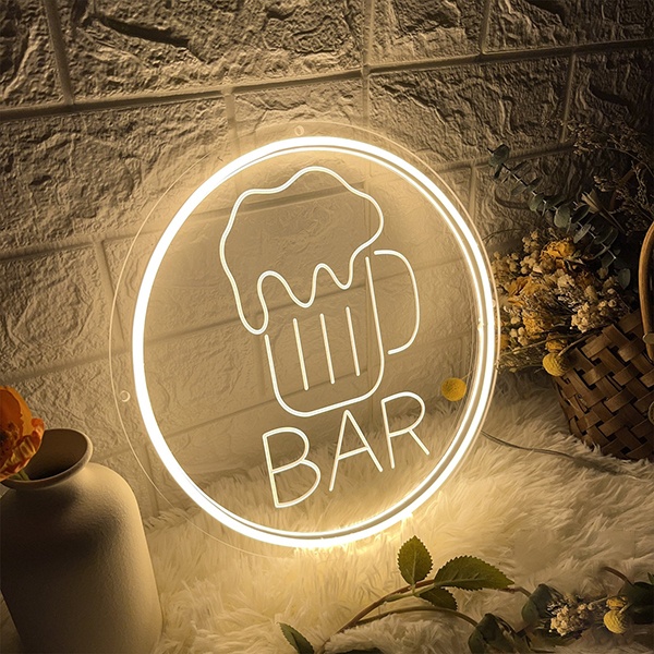Buy Bar Beer Neon Sign Wall Hanging | yourPrint