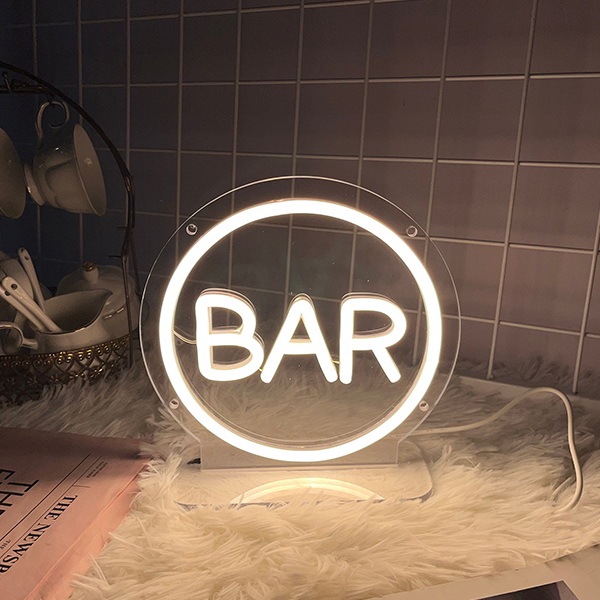 Buy Bar Minimalistic Neon Sign Wall Hanging | yourPrint