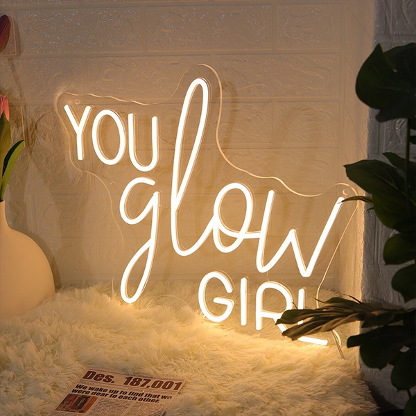 Buy You Glow Girl Neon Sign Wall Hanging | yourPrint