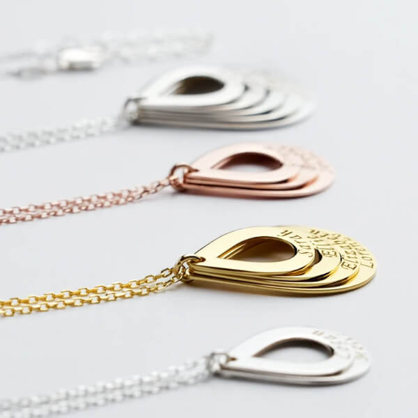 Buy Multiple Modern Name Customized Name Necklace Pendants | yourPrint