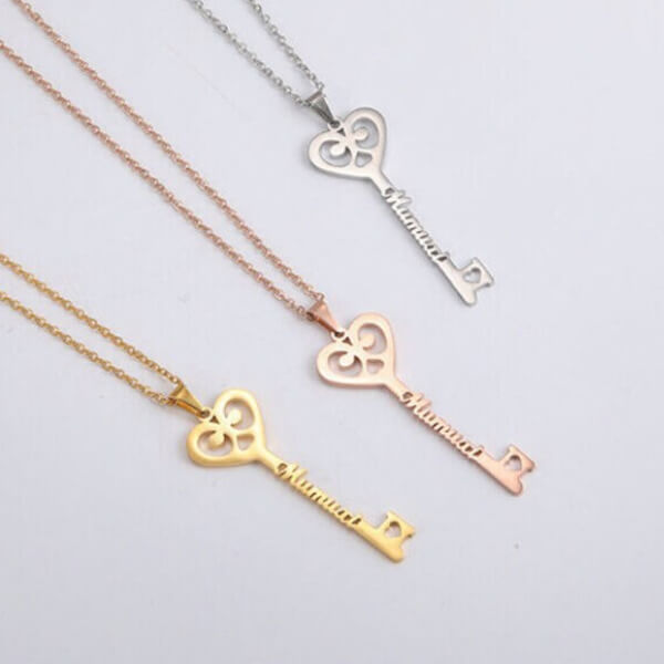 Buy Key Name Customized Name Necklace Pendants | yourPrint