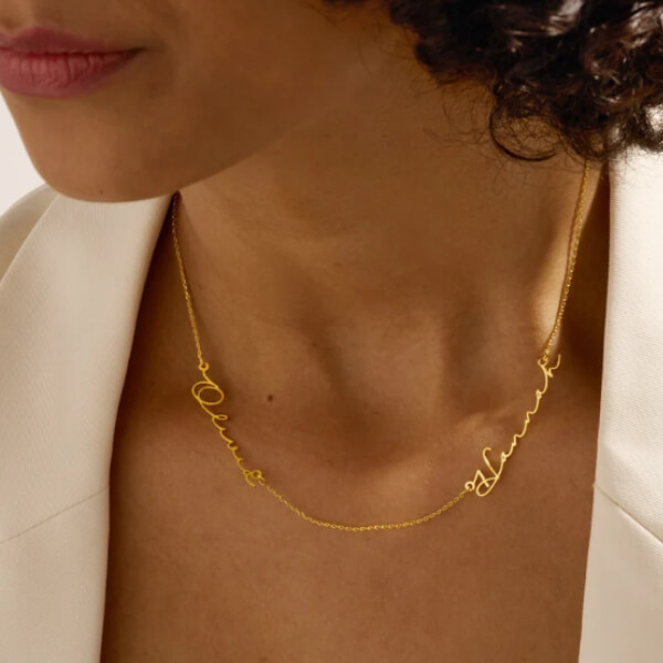 Buy Multiple Minimalist Name Customized Name Necklace Pendants | yourPrint