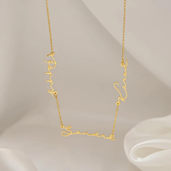 Buy Multiple Minimalist Name Customized Name Necklace Pendants | yourPrint