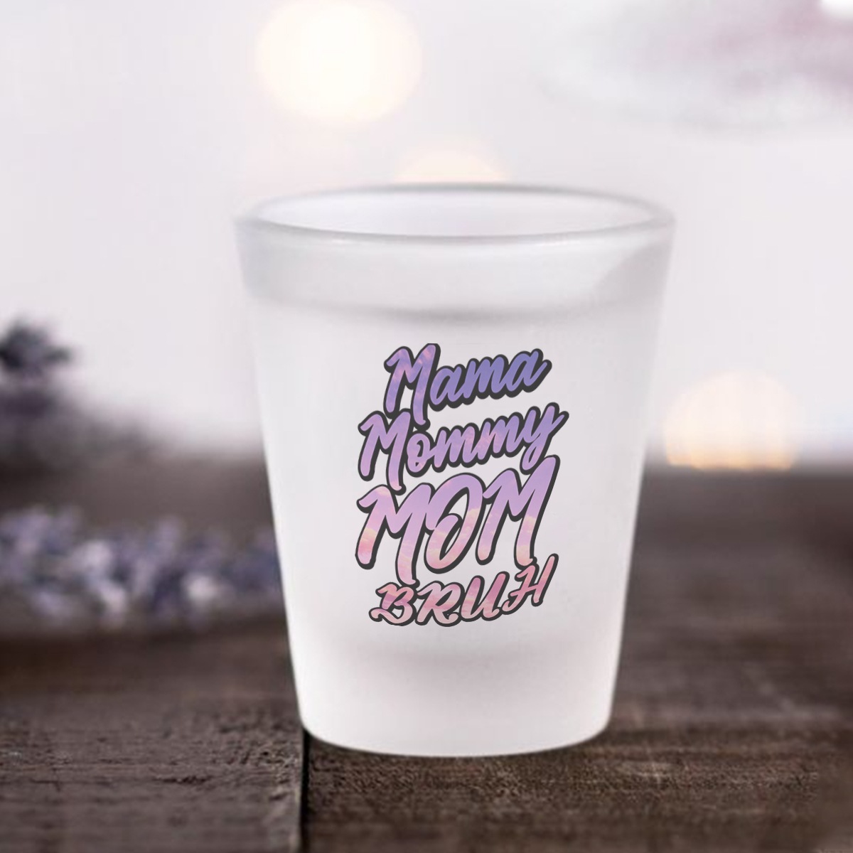 Buy Mama Mommy Mom Bruh Cursive Beautiful Customized Photo Printed ...