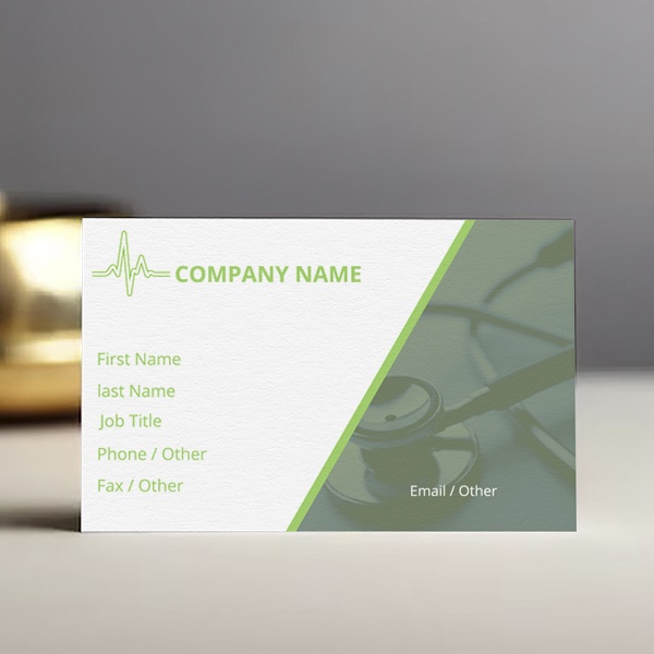 Buy Green Medical Customized Rectangle Visiting Card | yourPrint