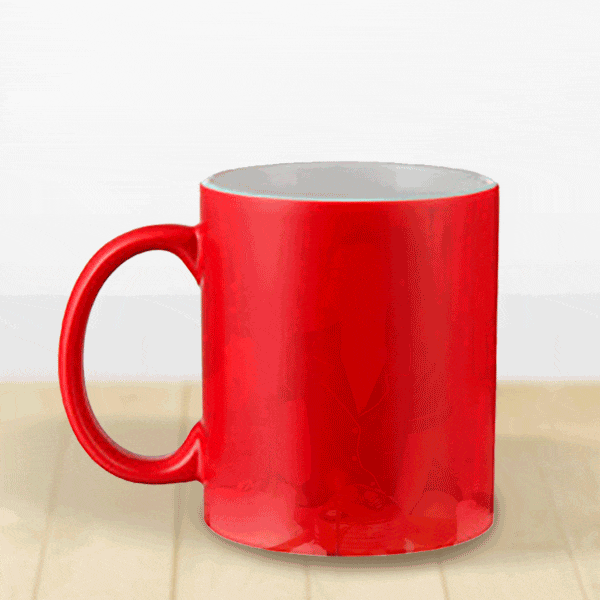Buy Red Customized Photo Printed Magic Mug Cup | yourPrint