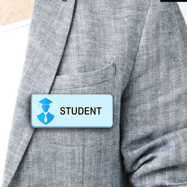 Rectangle Customized Photo Printed Badge Online in India | yourPrint