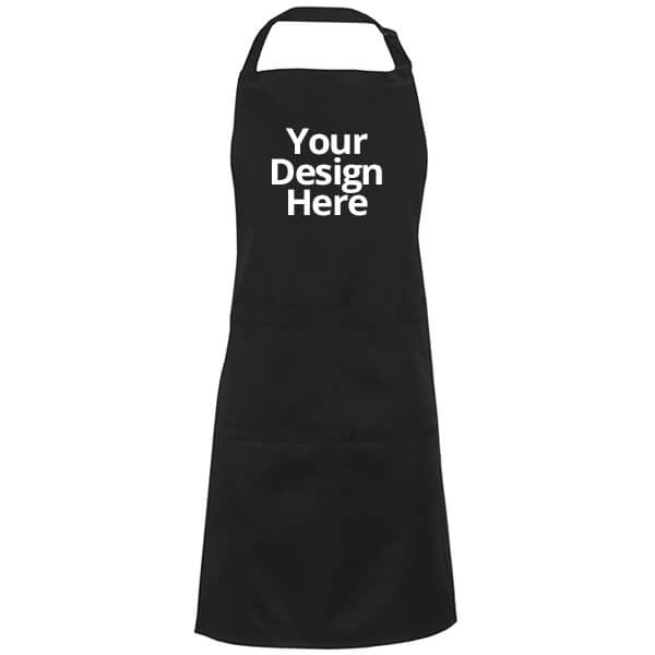 Buy Black Customized Polyster Adjustable Water Resistant Apron | yourPrint
