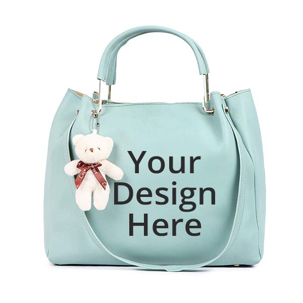 Buy Turquoise Customized Handbags For Women (Combo Of 4) | yourPrint