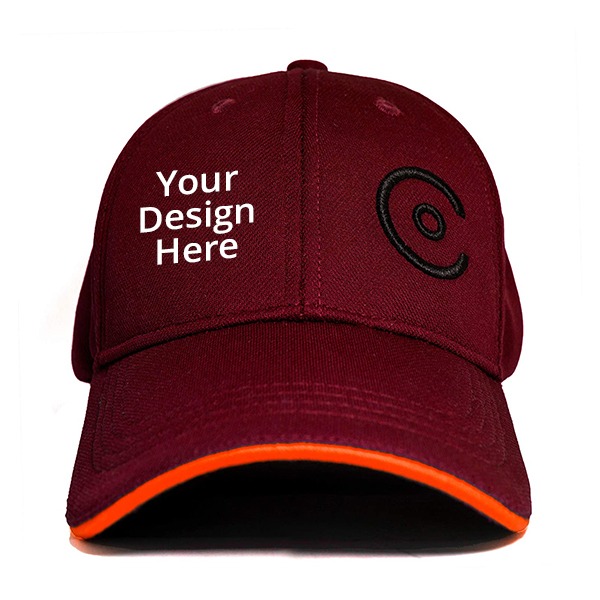 Buy Red Coreteq Customized Baseball Cap Online | yourPrint