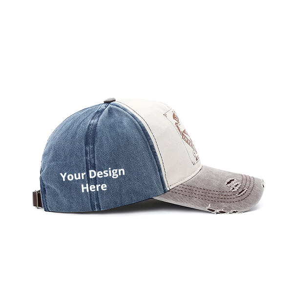 Buy Denim Customized Baseball Cap Online | yourPrint