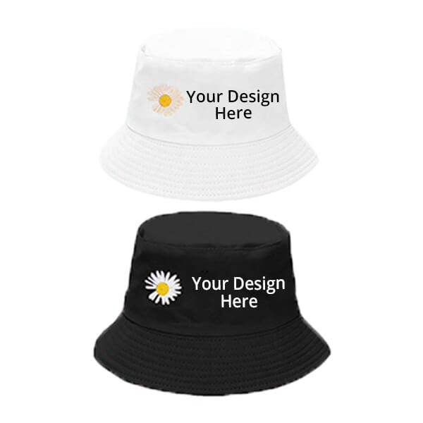 Buy White and Black Customized Reversible Hat Online | yourPrint