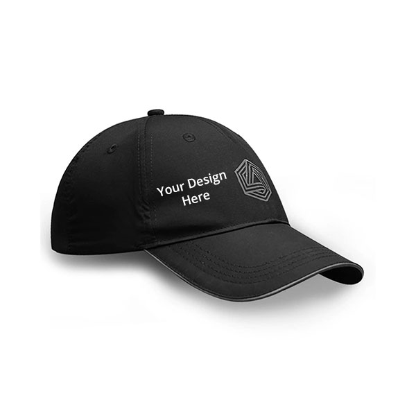 Buy Black Customized Cap for Men Unisex Cap with Adjustable Strap, For ...