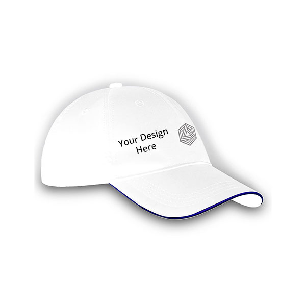 Buy White Customized Cap with Adjustable Strap in Summer Online | yourPrint