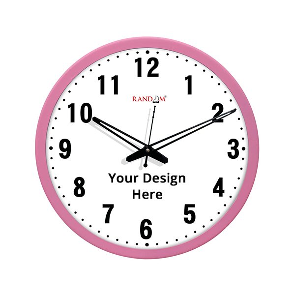 Buy White with Pink Panel Customized 12" Plastic & Glass Decorative ...