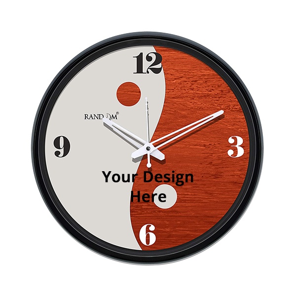 Buy Grey and Brown Customized 12" Plastic & Glass Decorative Wall ...