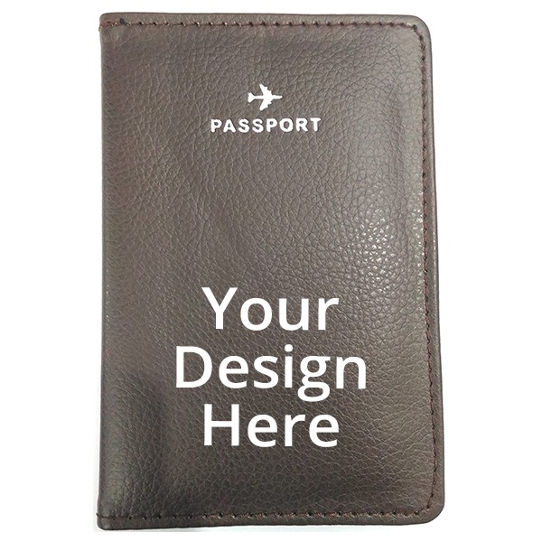 Buy Brown Customized Passport Cover Case Holder Online | yourPrint