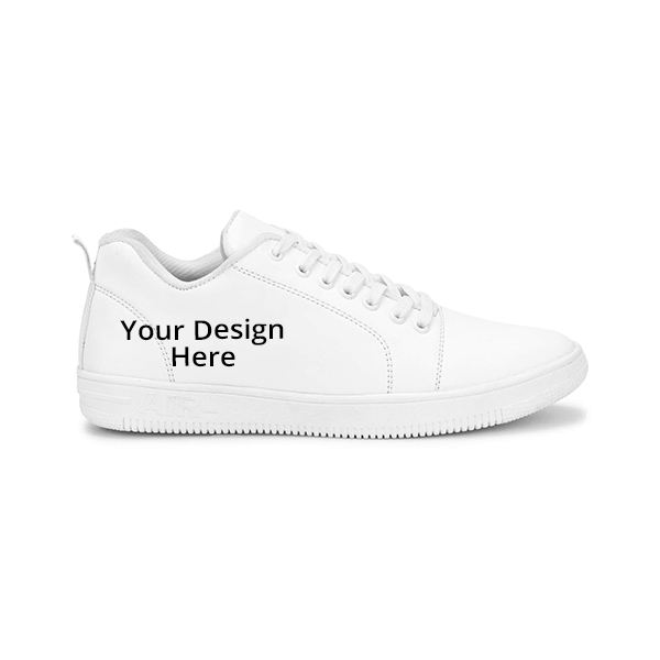 Buy White Customized Men's Sneakers Online | yourPrint