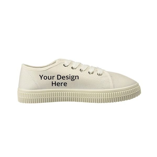 Buy White Customized Women's Sneakers Online | yourPrint