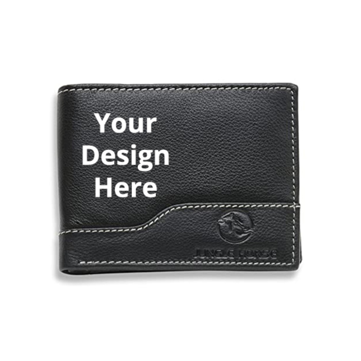 Buy Black Customized High Quality Leather Wallet for Men, RFID Blocking ...